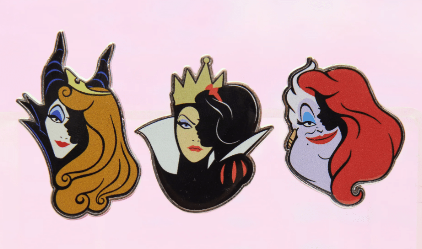 unique-vintage-princess-villain-pin-set | Pirates & Princesses