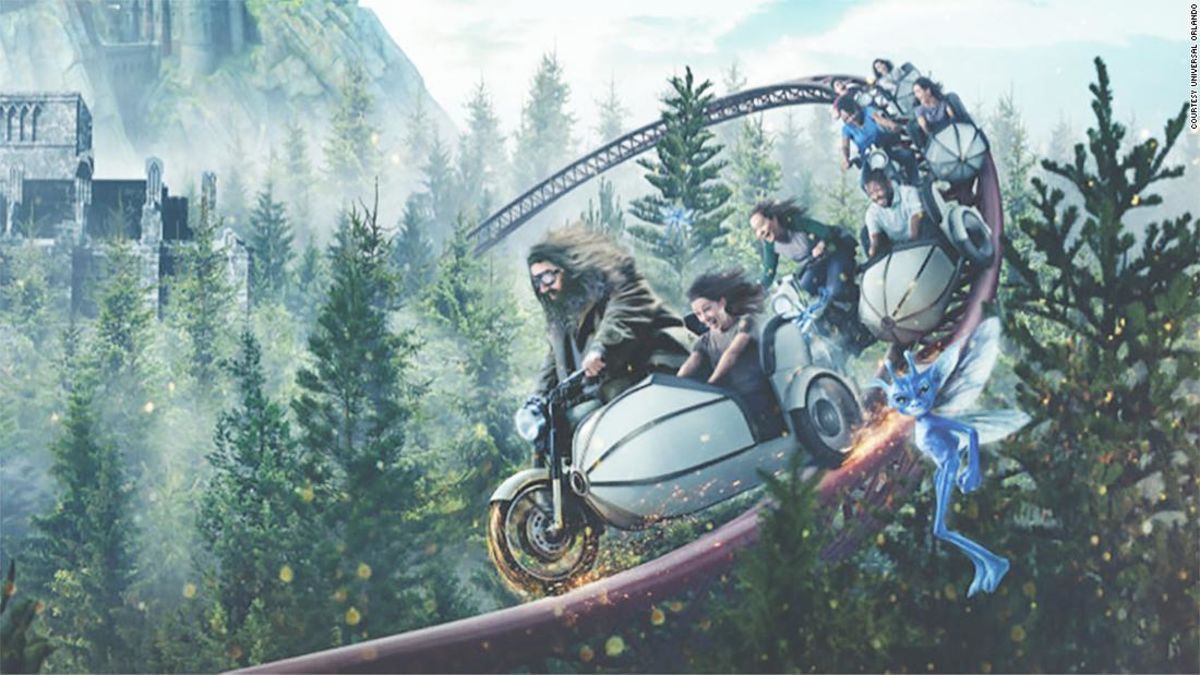 UPDATED - Hagrid's Magical Creature Motorbike Adventure Coaster Closed ...