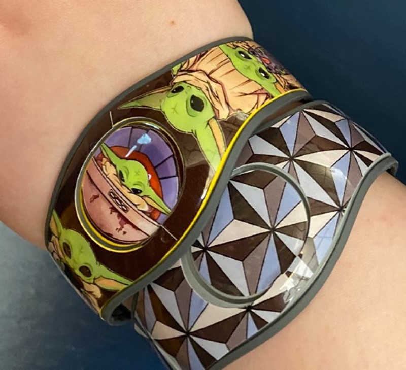 Dress Up Your Magic Bands With Custom Stickers! (Even Baby Yoda)