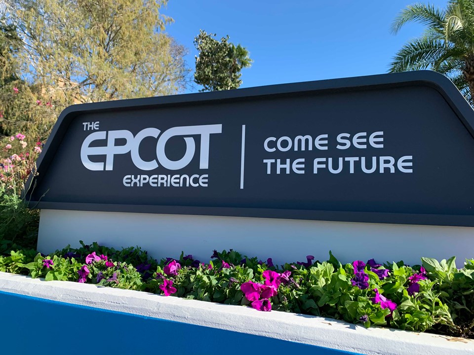 The epcot-experience-outside-sign | Pirates & Princesses