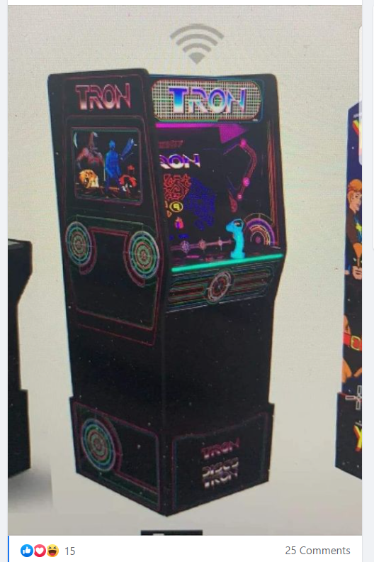 Tron Arcade Game Spiders