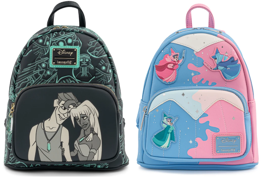 New Atlantis and Sleeping Beauty Fairies Loungefly Pieces Now Available