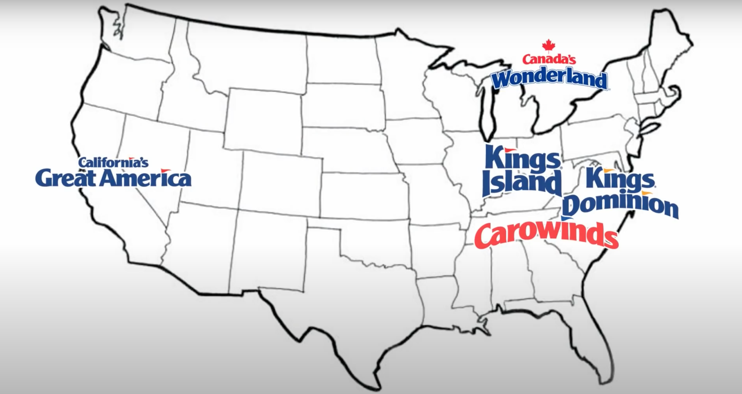 Paramount Parks Map | Pirates & Princesses