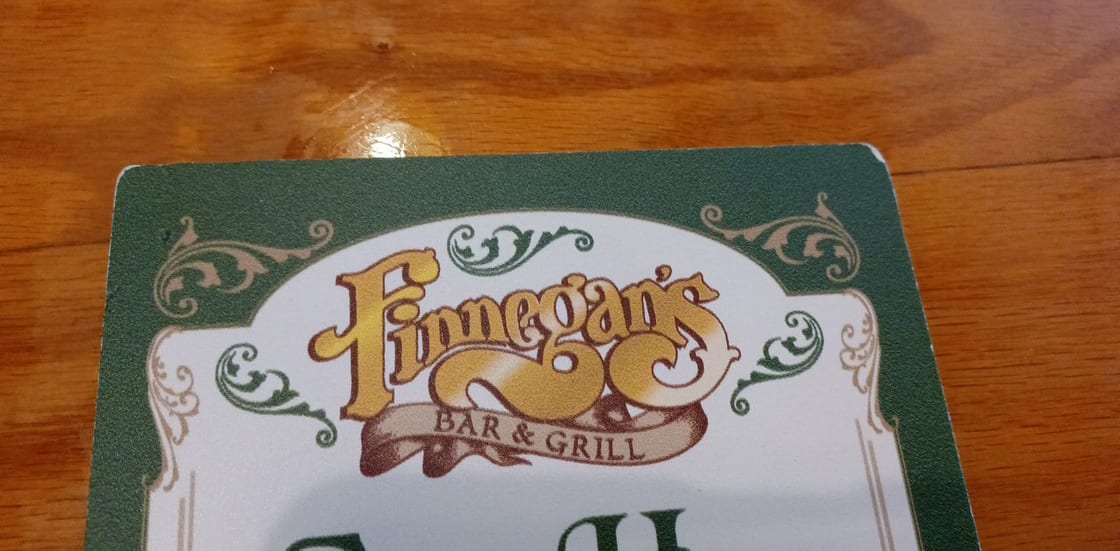 Finnegan menu cover | Pirates & Princesses