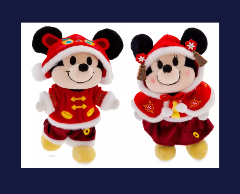 New Lunar New Year nuiMO 2022 Outfits and Mickey and Minnie Plush Now ...