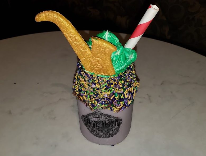 Mardi Gras Rhythm & Shake Milkshake at Toothsome’s Chocolate Emporium ...