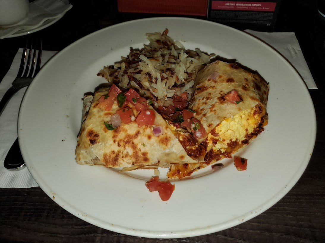 Chorizo for Breakfast at Hard Rock Café?