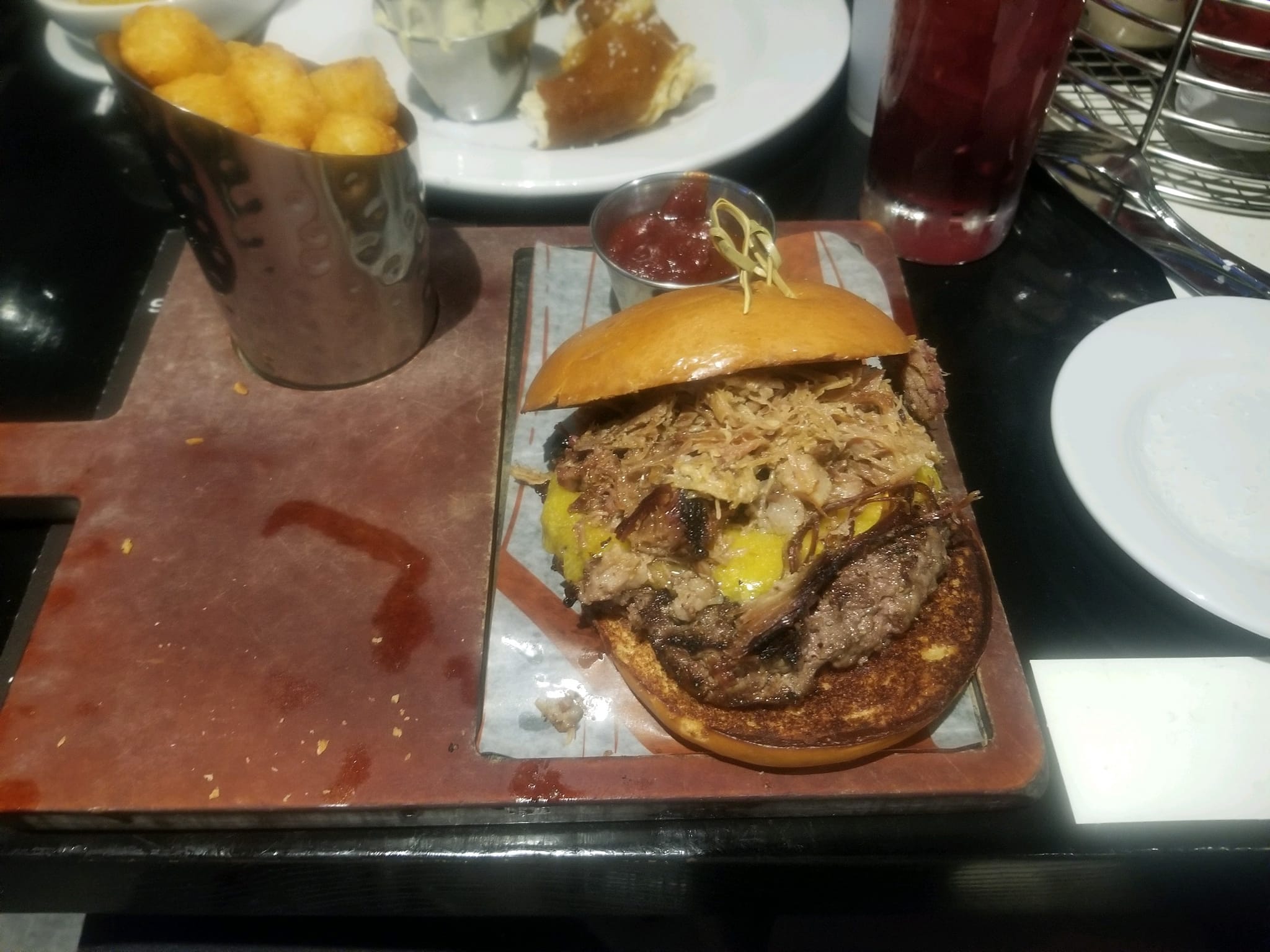 nbc smokehouse stack burger | Pirates & Princesses