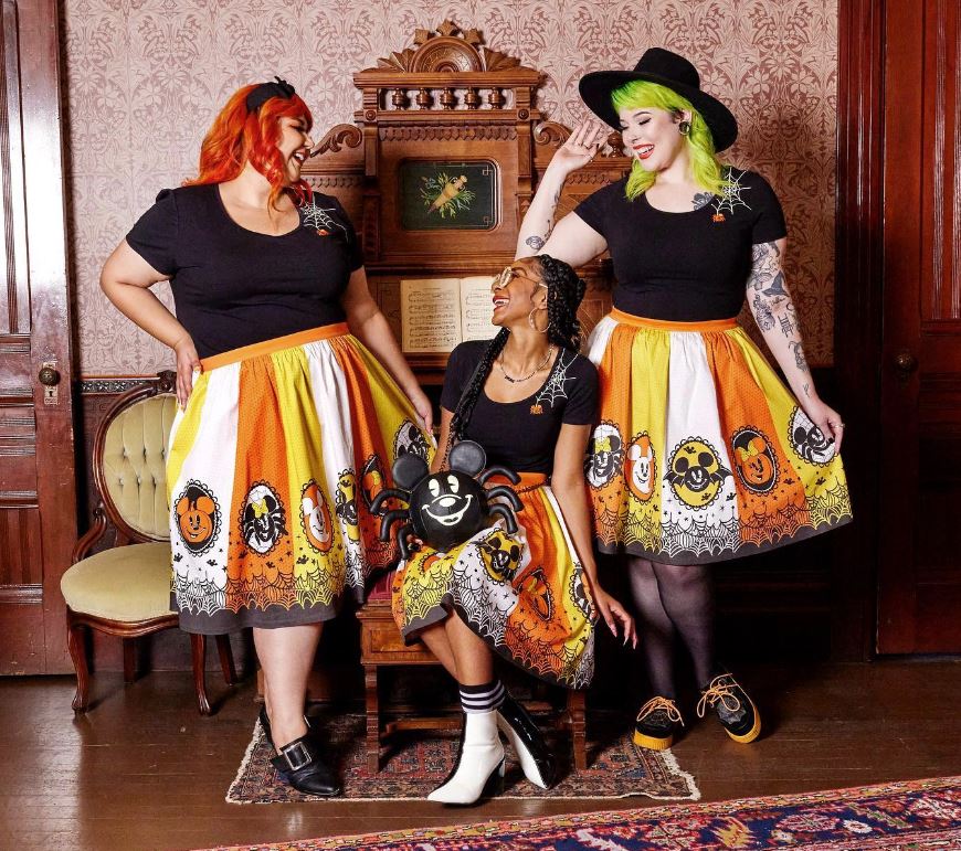 Mickey and Minnie Candy Corn Loungefly Stitch Shoppe Collection ...