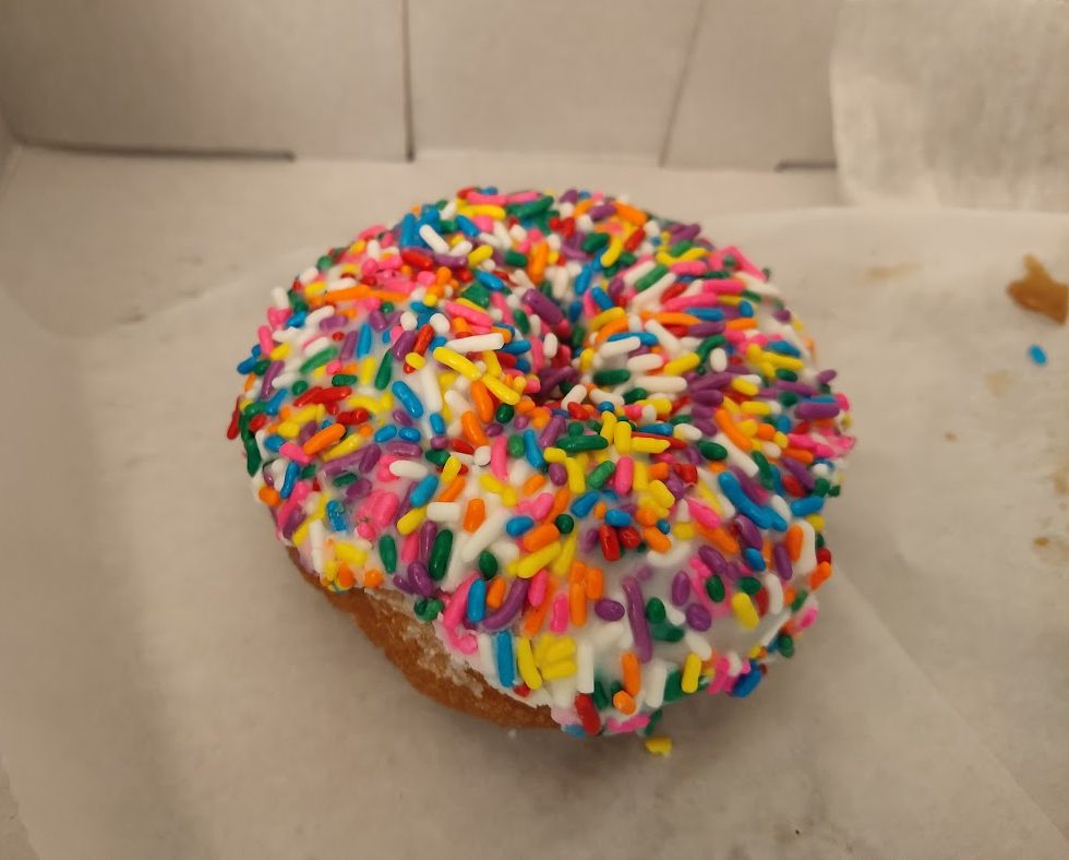 Review: Voodoo Doughnut Vegan Sprinkle Cake Universal Orlando CityWalk