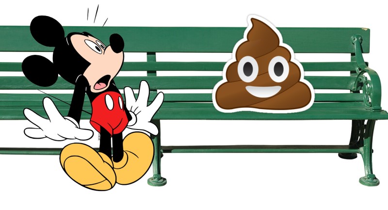 Disneyland Guest Buys New Pants After Sitting In Poop Left on Bench