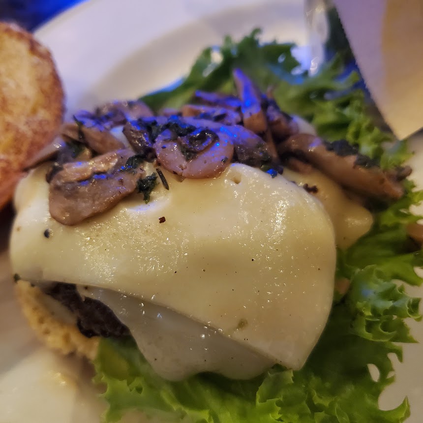 swiss mushroom burger 3 | Pirates & Princesses