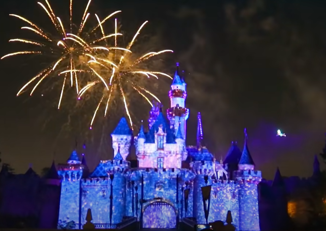 Disneyland Castle Fireworks