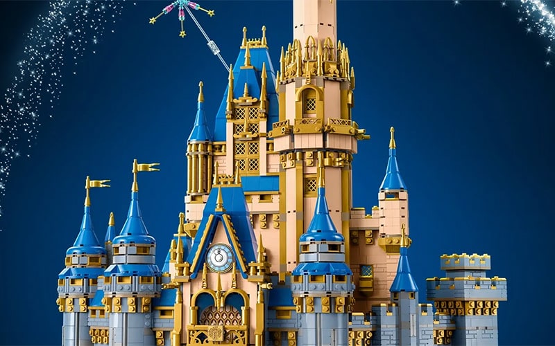 LEGO's Cinderella Castle Is Latest 'Disney 100' Set!