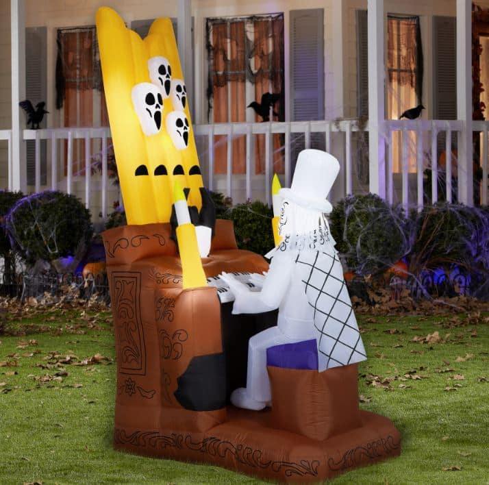 Review: Haunted Mansion Organ Player Inflatable For Halloween 2023