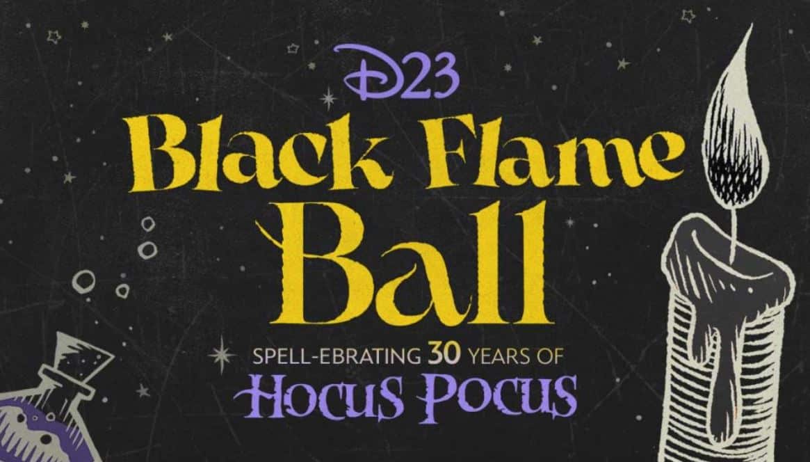 D23 To Host Black Flame Ball Celebrating 30 Years of Hocus Pocus Ticket ...