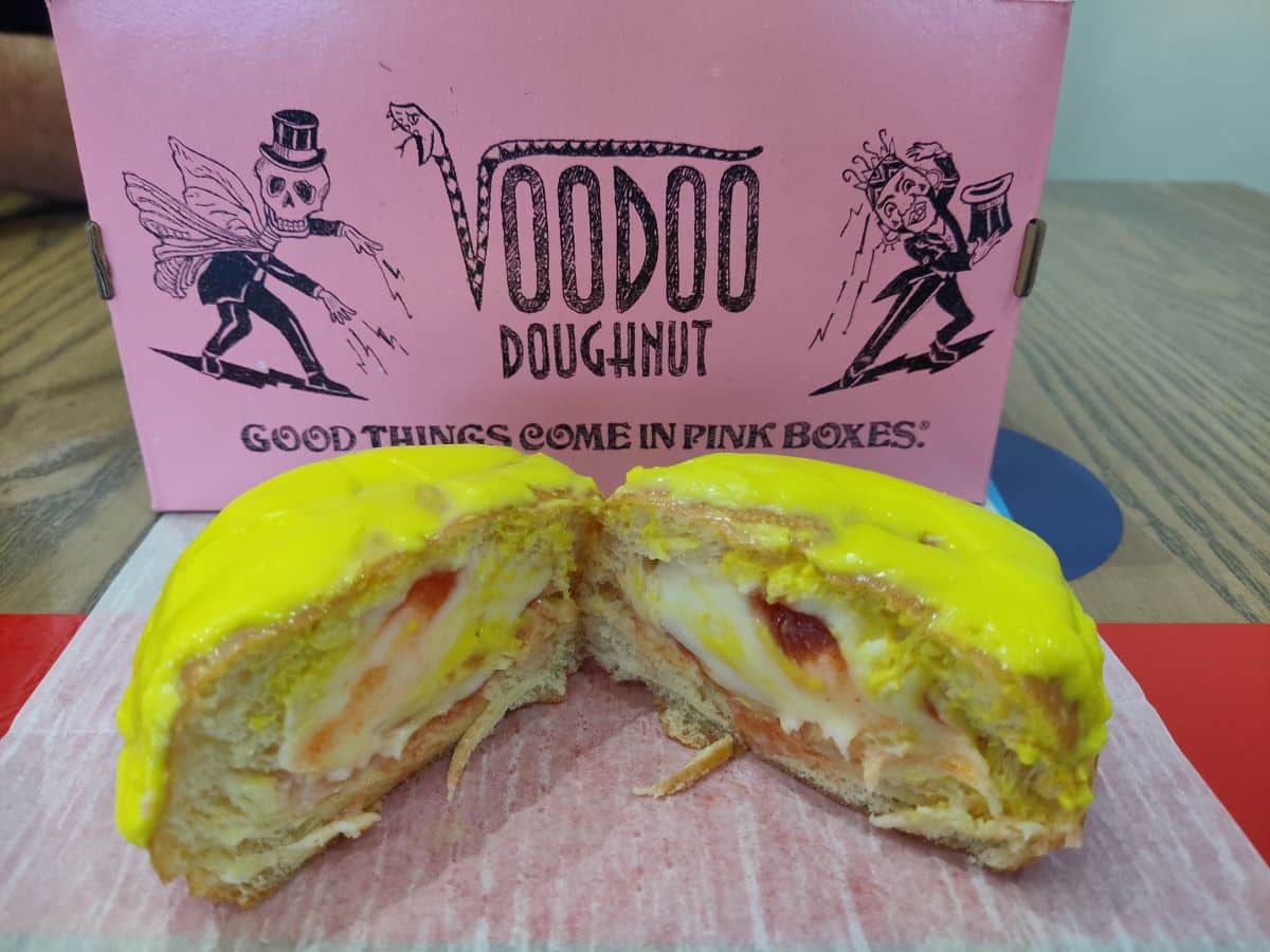 We Tried the Guava Cheese Voodoo Doughnut for Universal Orlando ...