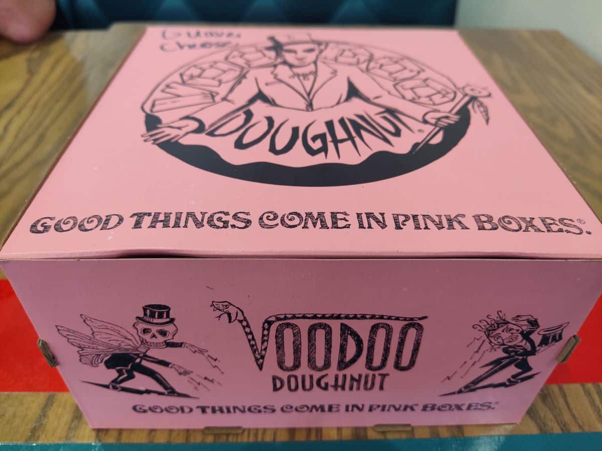 voodoo doughnut box august 2023 | Pirates & Princesses