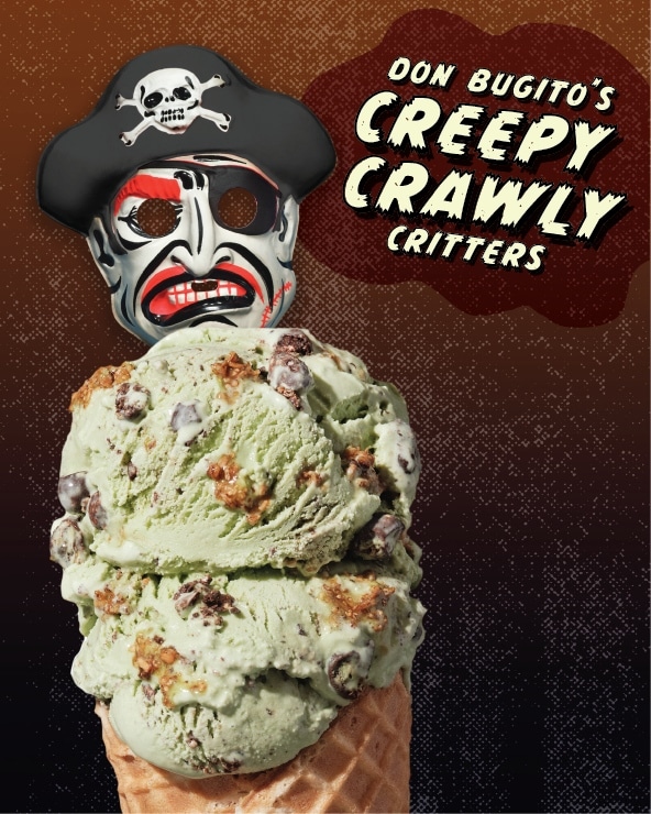 Mealworms and Crickets Ice Cream at Salt and Straw Disney Springs