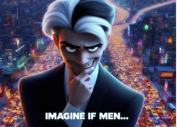 The Imagine If Men Disney Poster Is Yet Another AI Joke and Not Real