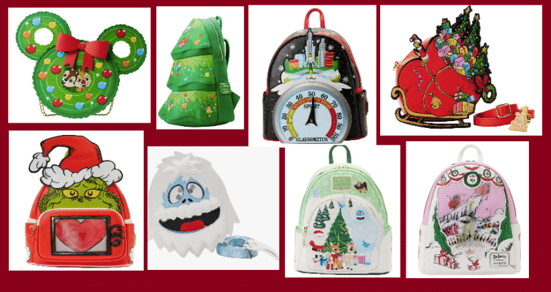 Adorable Loungefly Disney, Grinch, Rudolph and Elf Christmas Bags On ...