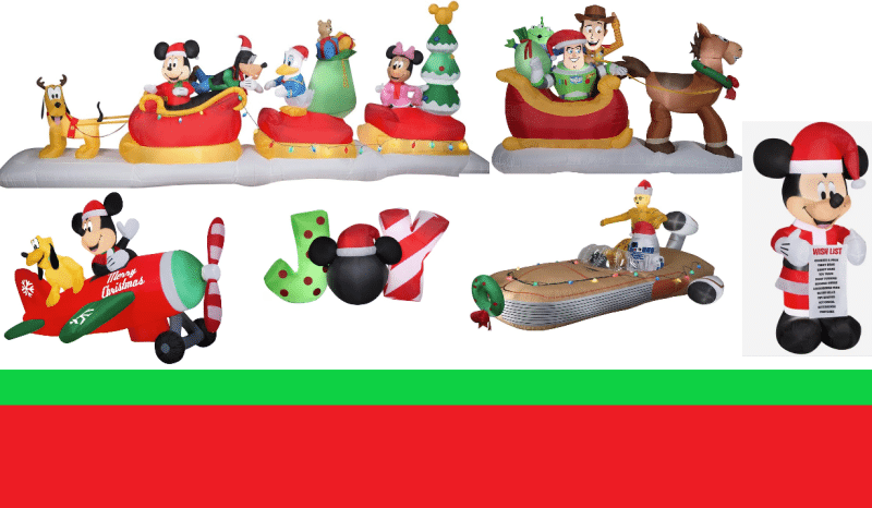 Disney Christmas Inflatables For The Upcoming Holiday Season