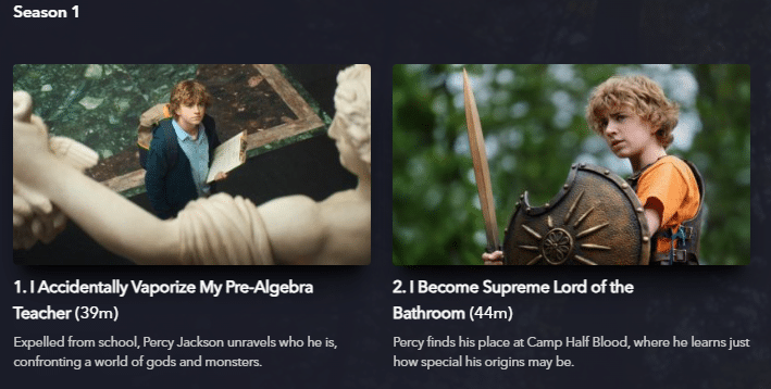 Percy Jackson and the Olympians First Two Episodes | Pirates & Princesses