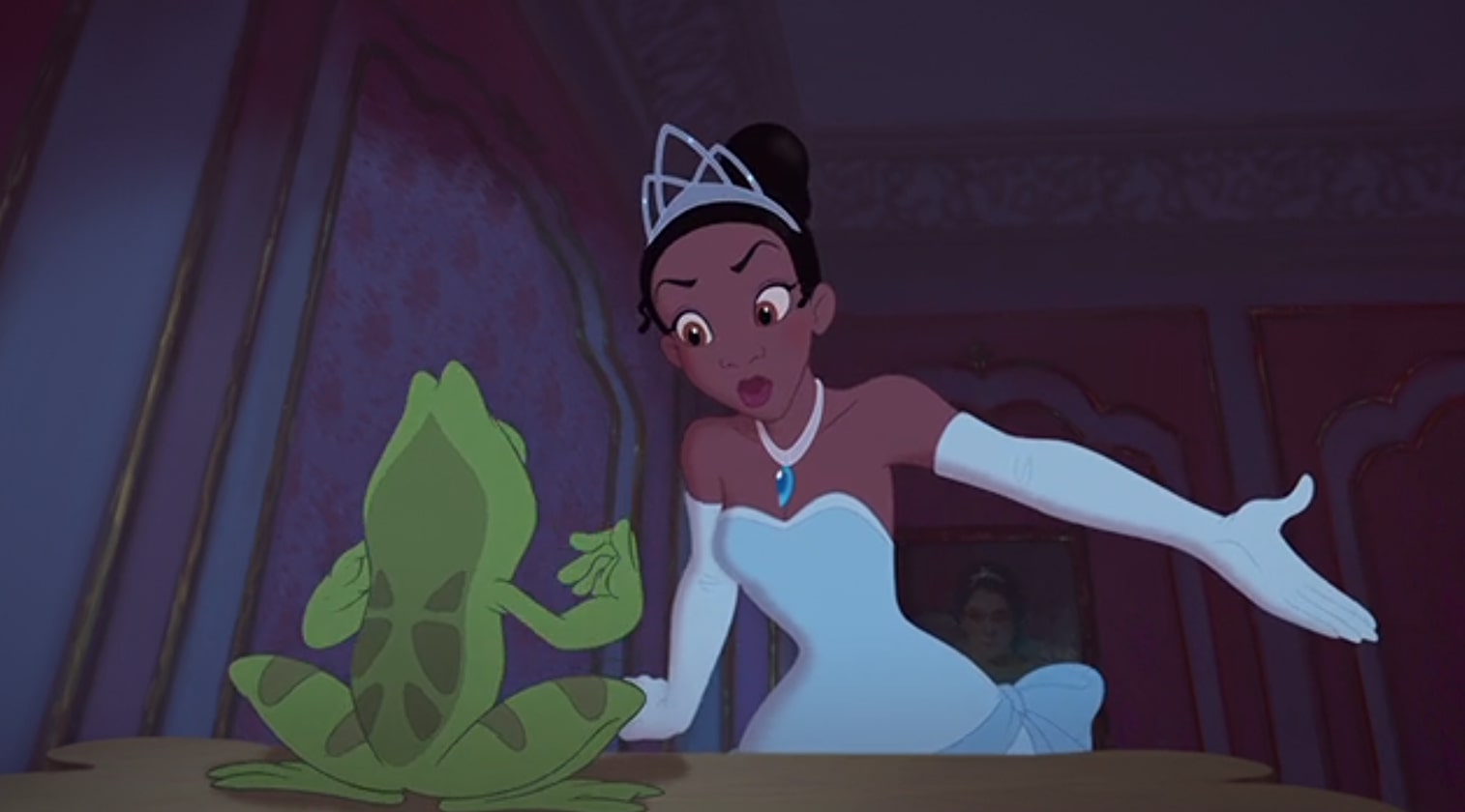 Princess and the Frog Tiana with Naveen as Frog | Pirates & Princesses