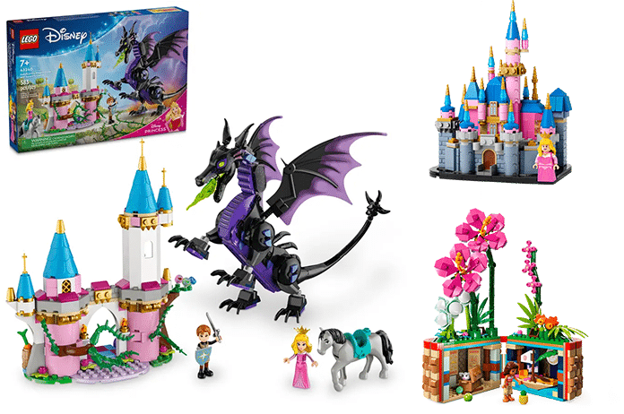New Disney Princess LEGO Sets Include Snow White, Sleeping Beauty, and ...