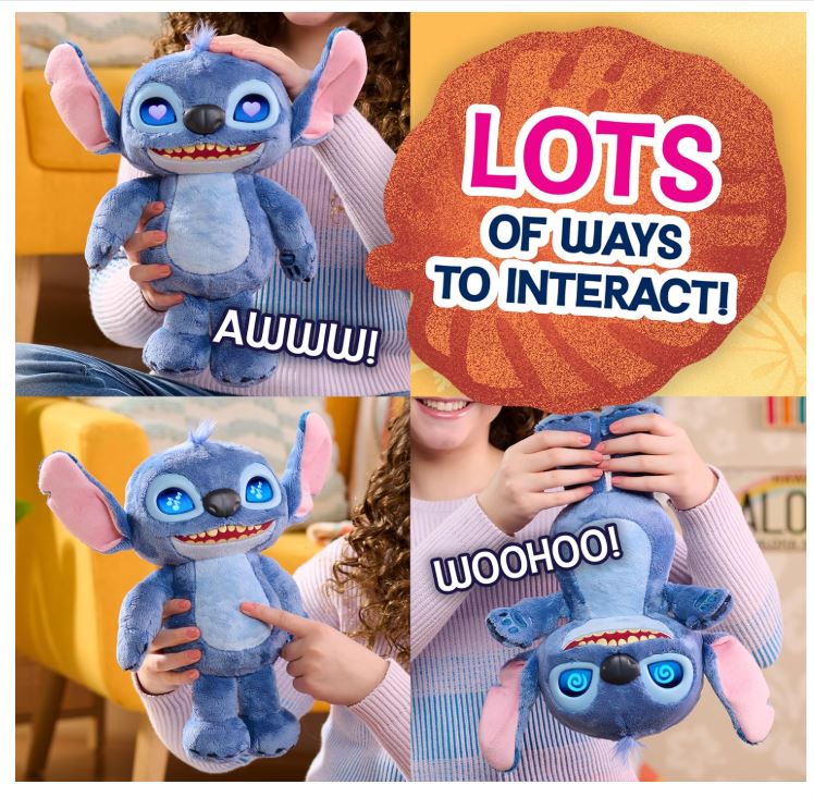 New Talking Many Moods Stitch Doll from Just Play Is Now Available